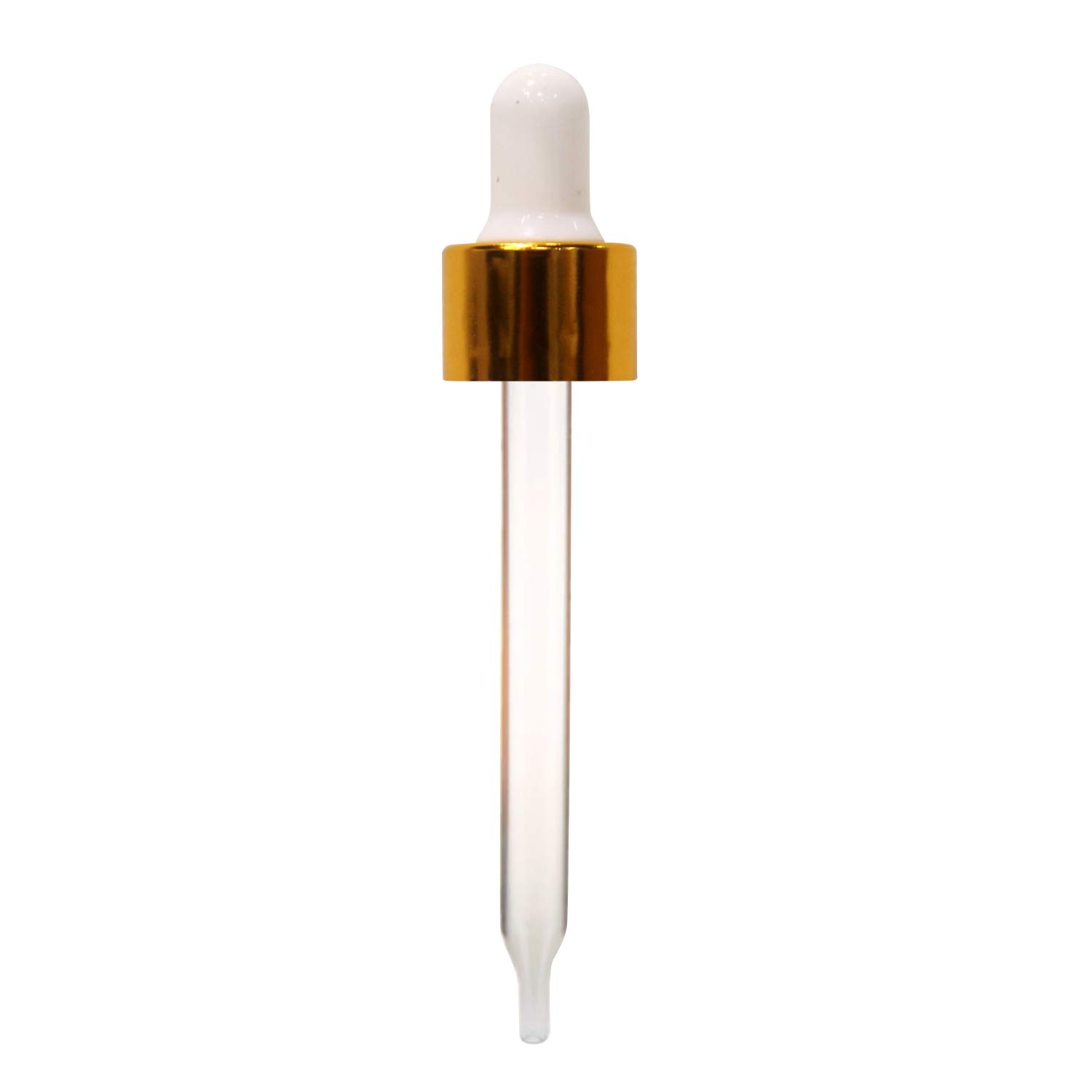 SHOPRYTHM Glass Amber bottle with golden dropper & Funnel (2 Pack, 1.69 Oz each)