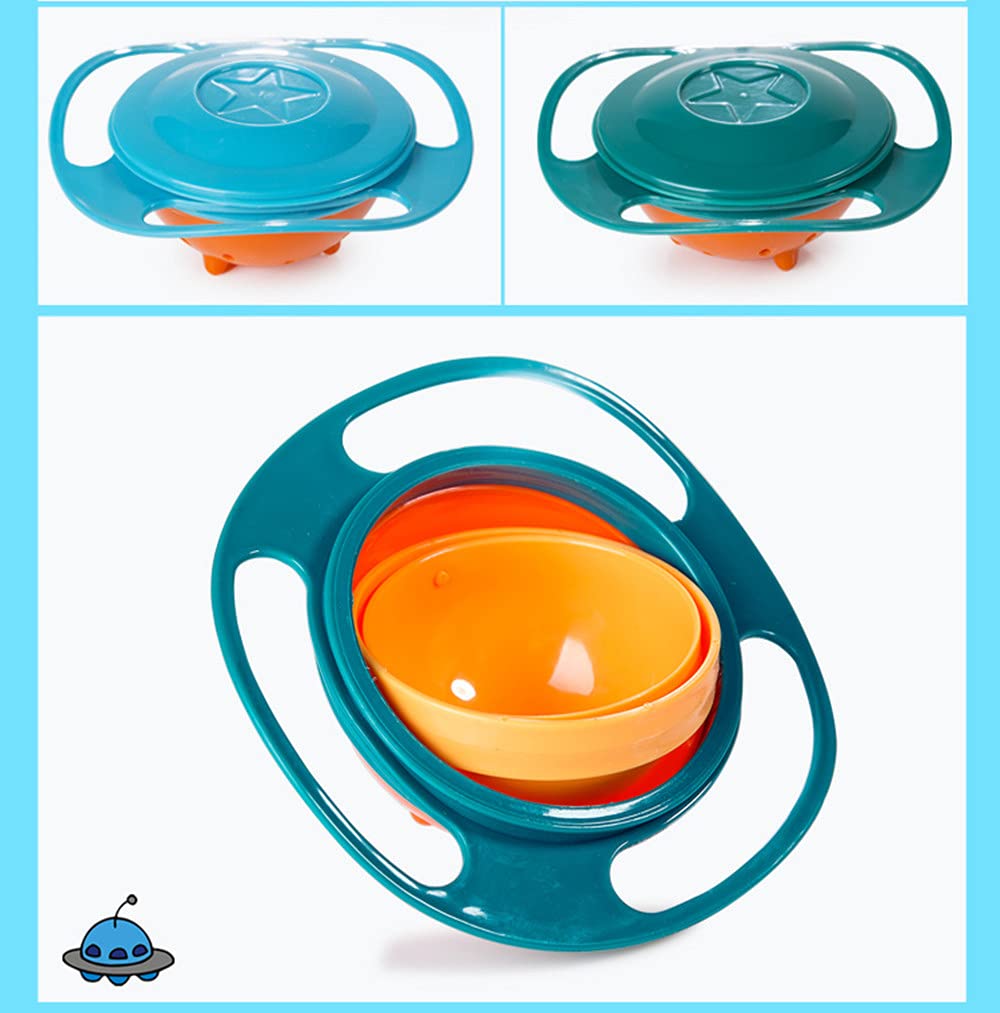 360 -baby Spill Resistant Gyro Bowl with Lid