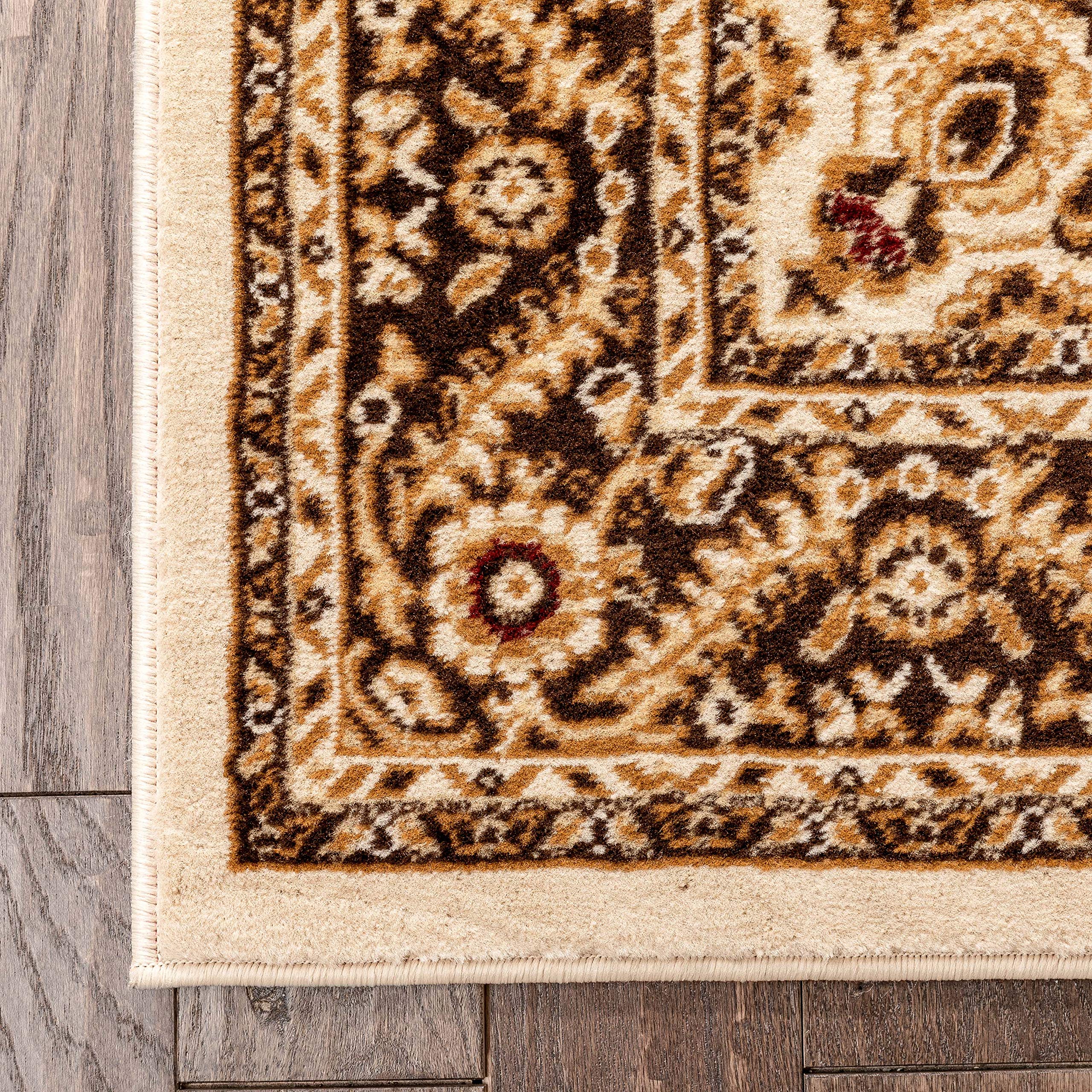 Well Woven Delos Red Traditional Oriental Medallion Floral Area Rug 8x10 (7'10" x 9'10")