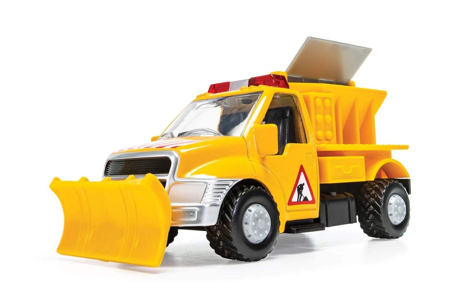 Corgi Chunkies City Service Road Works Contruction Dump Truck, Snow Plow and Tractor with Claw Grapple Triple Pack Toy Vehicles CHP13