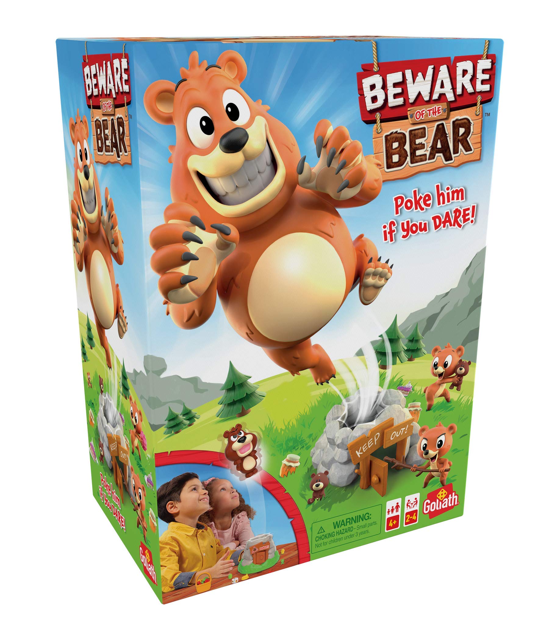 Beware of The Bear - Poke The Bear and Sneak The Goodies Before He Wakes Up Game by Goliath