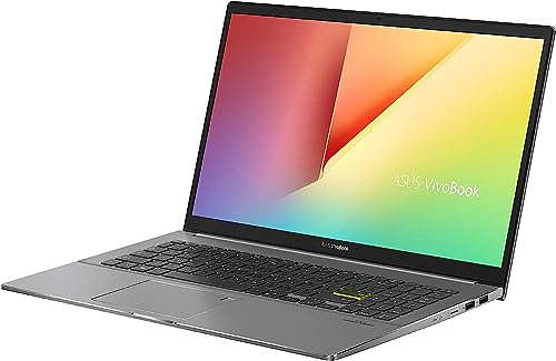 ASUS VivoBook S533EA Home & Business Laptop (Intel i7-1165G7 4-Core, 8GB RAM, 512GB PCIe SSD, Intel Iris Xe, 15.6" 60Hz Full HD (1920x1080), Fingerprint, WiFi, Bluetooth, Win 10 Pro) Refurbished