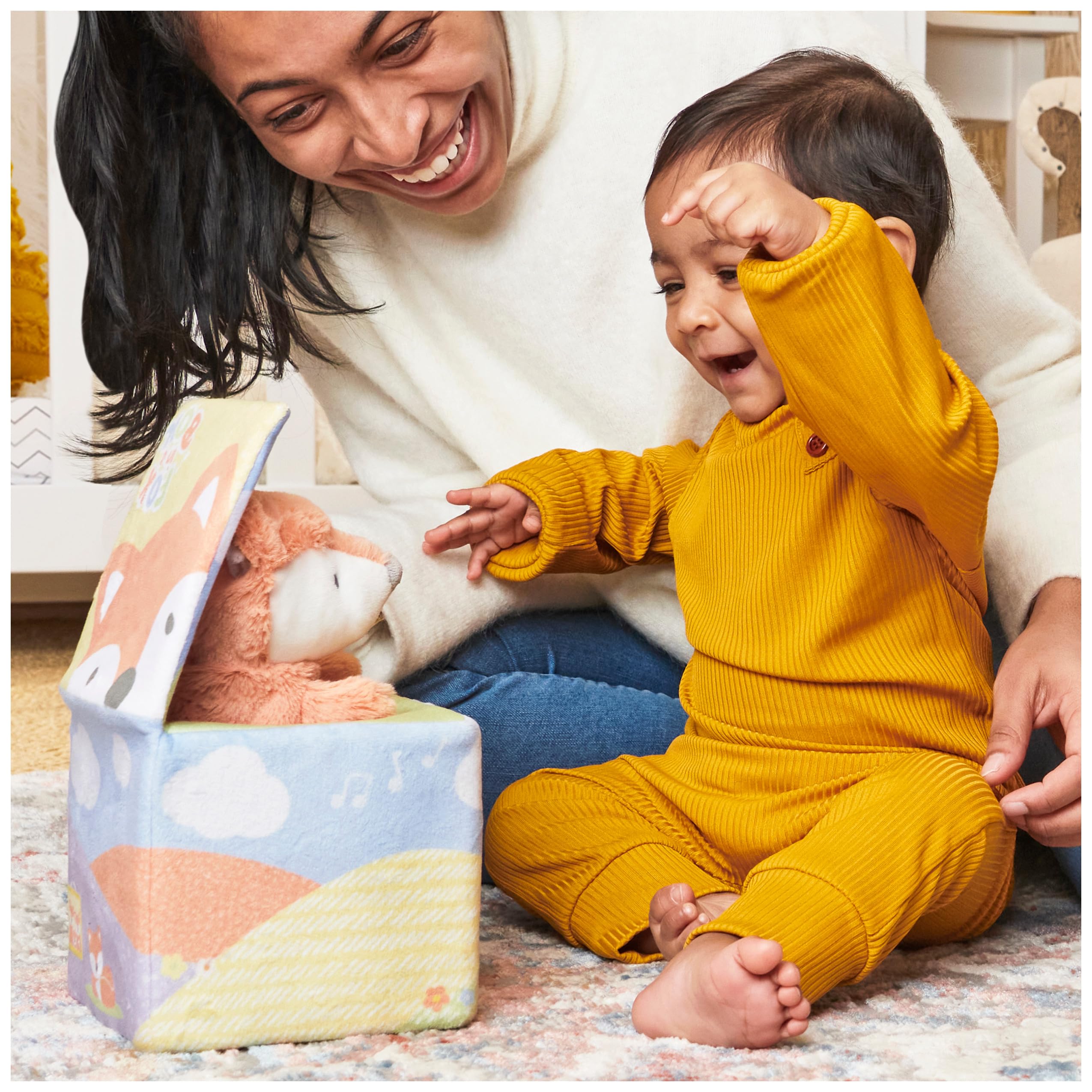 Baby GUND Fox in a Box, Animated Plush Activity Toy for Babies and Infants, Ages 0 and Up, Multicolor