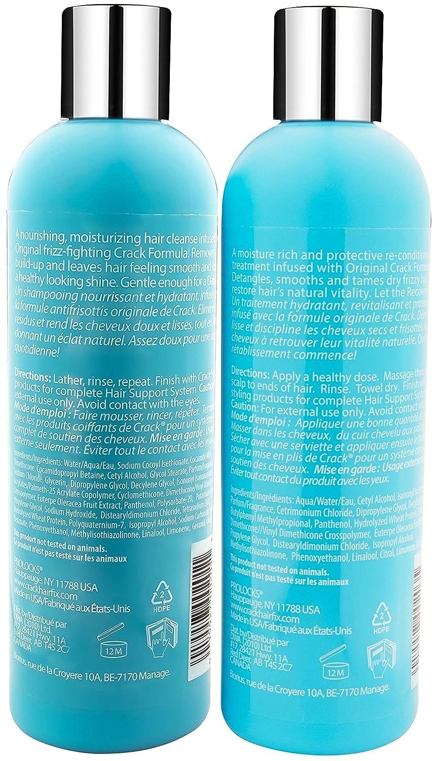 CRACK HAIR Shampoo - Moisturizes & Protects Hair From Dryness, Helps Reduce Breakage & Improves Texture, and Restores Youthful Shin
