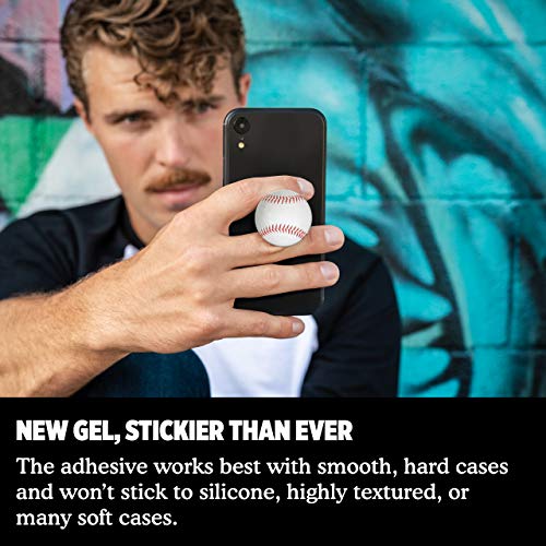 PopSockets Phone Grip with Expanding Kickstand, PopSockets for Phone - Baseball
