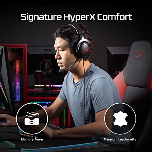 HyperX - Cloud Core Wired DTS Headphone:X Gaming Headset for PC, Xbox X|S, and Xbox One β Black