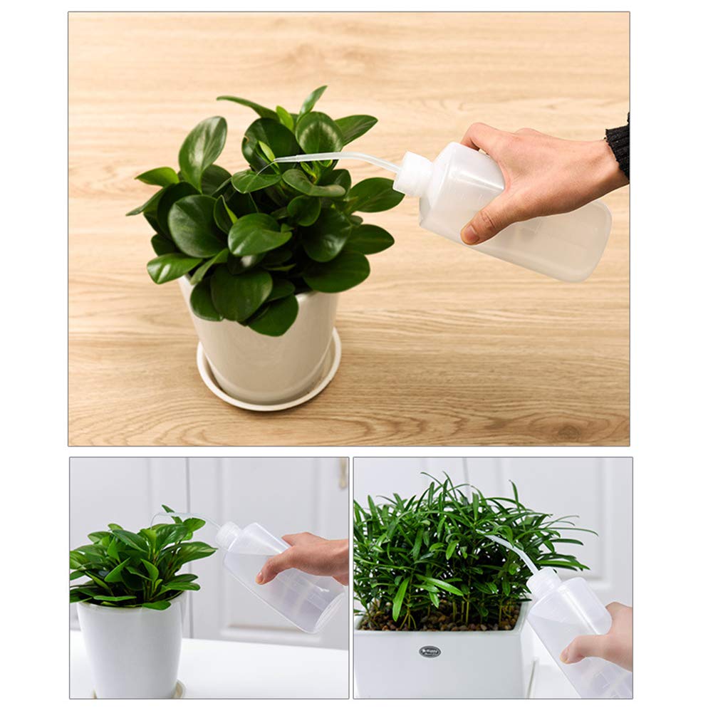 ink2055 Safety Wash Bottle,500ml Tattoo Diffuser Green Soap Supply Plants Watering Wash Squeeze Bottle White