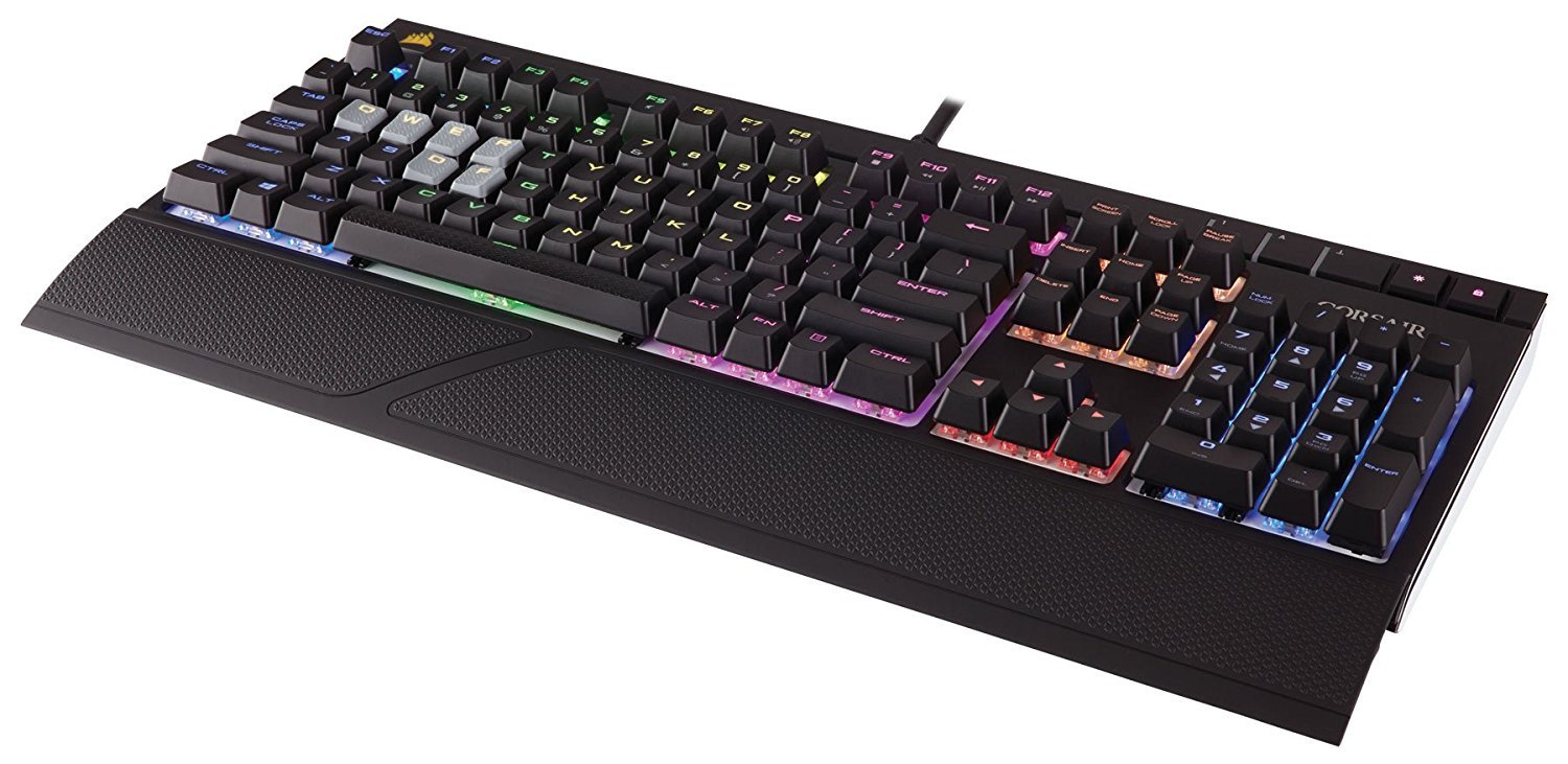 Corsair CH-9000227 Strafe RGB Mechanical Gaming Keyboard Cherry MX Red (Renewed)