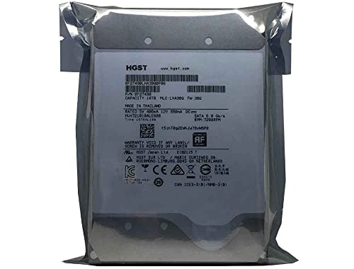 HGST Ultrastar He10 | HUH721010ALE600 | 0F27604 | 10TB SATA 6-Gbps 7.2K RPM 256MB 3.5in 512E ISE Hard Drive (Renewed)