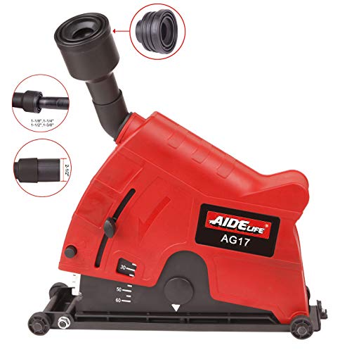 Aidelife Dust Collector Attachment,Cutting Dust Shroud for Angle Grinders 7 inch and 9 inch