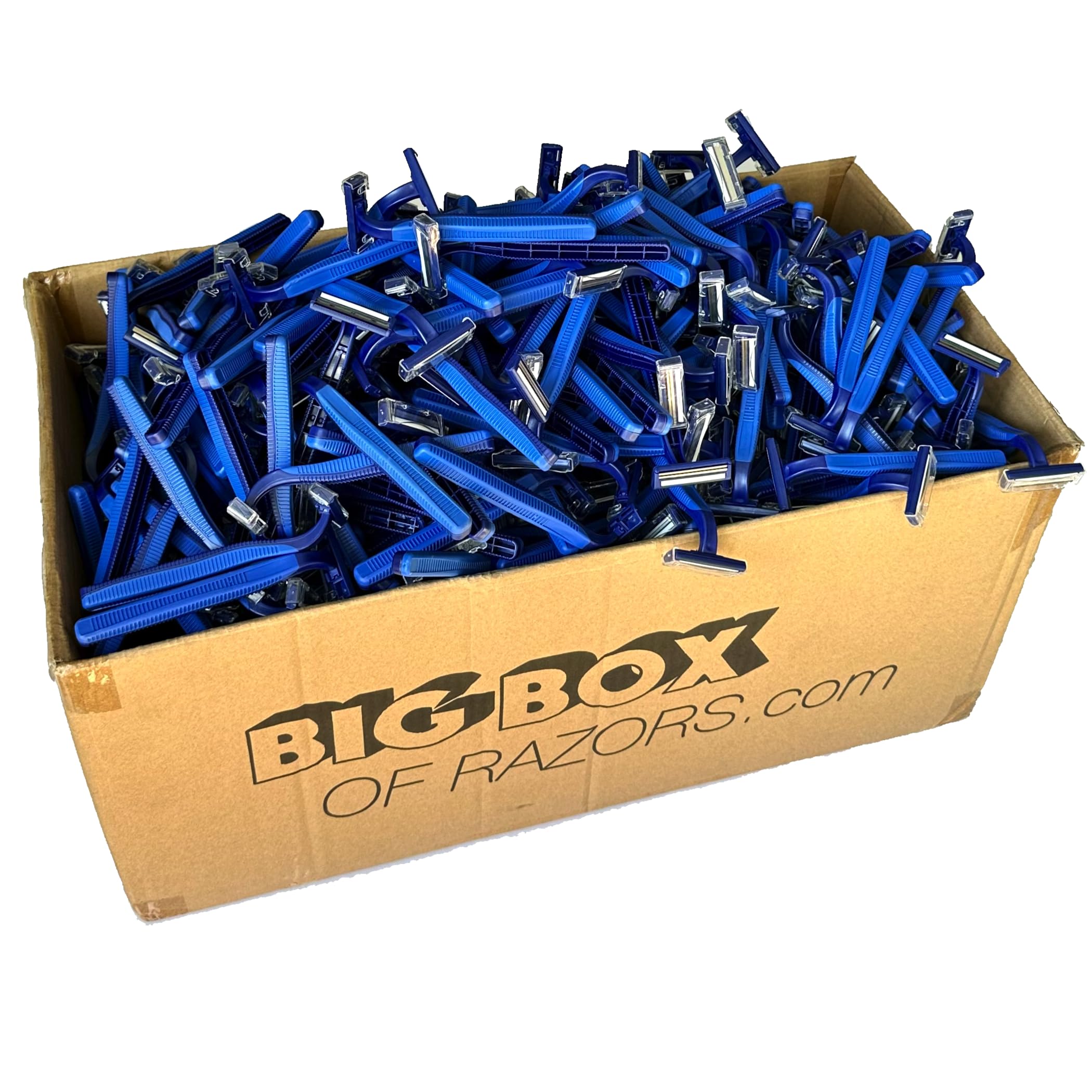 500 Box of Razor Blades Disposable Stainless Steel Hospitality Quality Shavers High End Twin Blade Razors for Men and Women