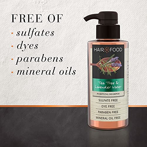 Hair Food Shampoo, Tea Tree & Lavender Water, 10.1 Oz (23174)
