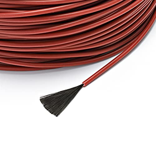 50M/100 Meters 12K Floor Warm Heating Cable 33ohm/m Carbon Fiber Heating Wires (Size : 50m)