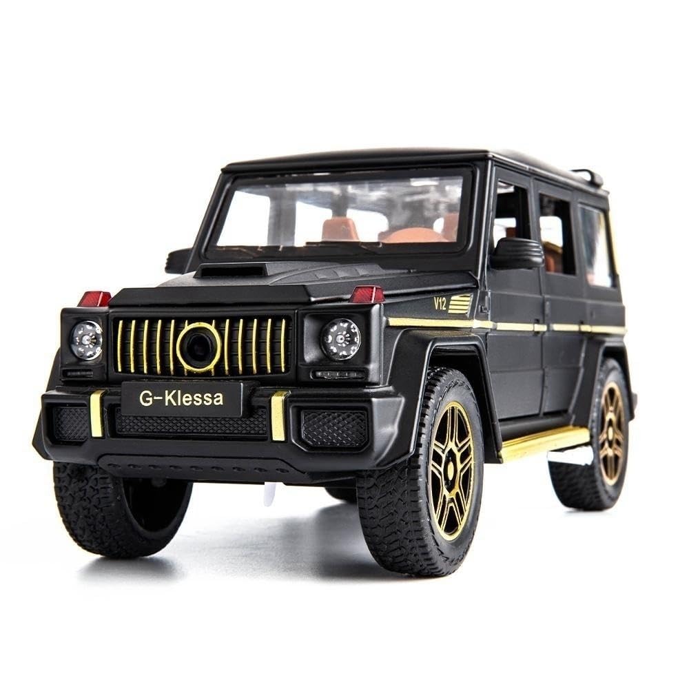 BDTCTK 1/24 Benz G63 AMG Model Car, Zinc Alloy Pull Back Toy car with Sound and Light for Kids Boy Girl Gift (Pink)