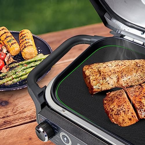 Aieve Grill Mat Accessories for Ninja Woodfire Outdoor Grill, Non-Stick BBQ Mat Baking Mat Reusable Liners(3 Pack)