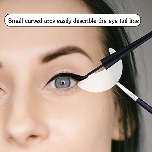 4Pcs Mascara Shield Applicator Guard Shields,Lash Shield for Applying Lashes Eyeshadow Guard, Silicone Reusable Eyes Makeup Tool, Prevent Makeup Residue(Transparent, Pink, Purple, Green)