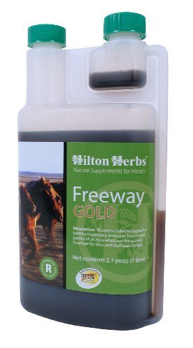 Hilton Herbs Freeway Gold Liquid Herbal Supplement for Horses, 1-Liter Bottle by Hilton Herbs