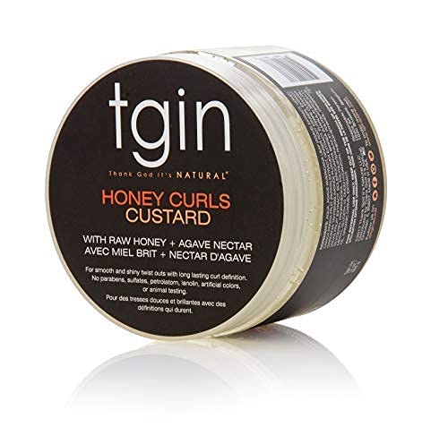 Thank God It's Natural Honey Curls Custard - 12 Oz - For Natural, Dry, Curly, Damaged Hair