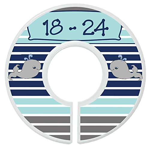 Mumsy Goose Nursery Closet Dividers Closet Organizers Baby Boy Clothes Dividers Nautical