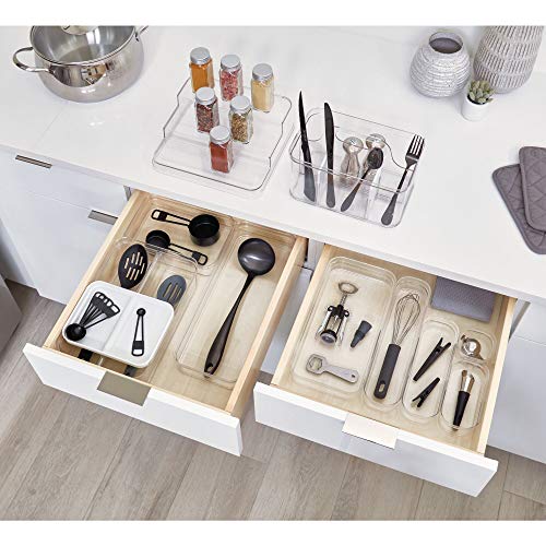 iDesign Crisp Drawer Organizer, Clear