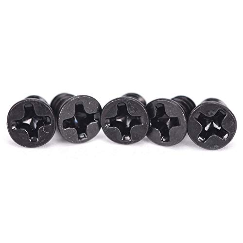 Screw 3.5" Hard Drive Tray Computer Chassis Hard Disk Black Screw Computer Chassis Hard Disk Screw for PC 100PCS