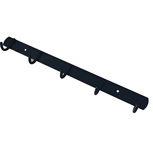 AOLZUNK Heavy Duty Coat Hooks Rack Wall Mounted 5 Hooks, Multi-Function Metal Rack for Hanging Clothes Hat Keys Towel, Bedroom Bathroom or Entryway