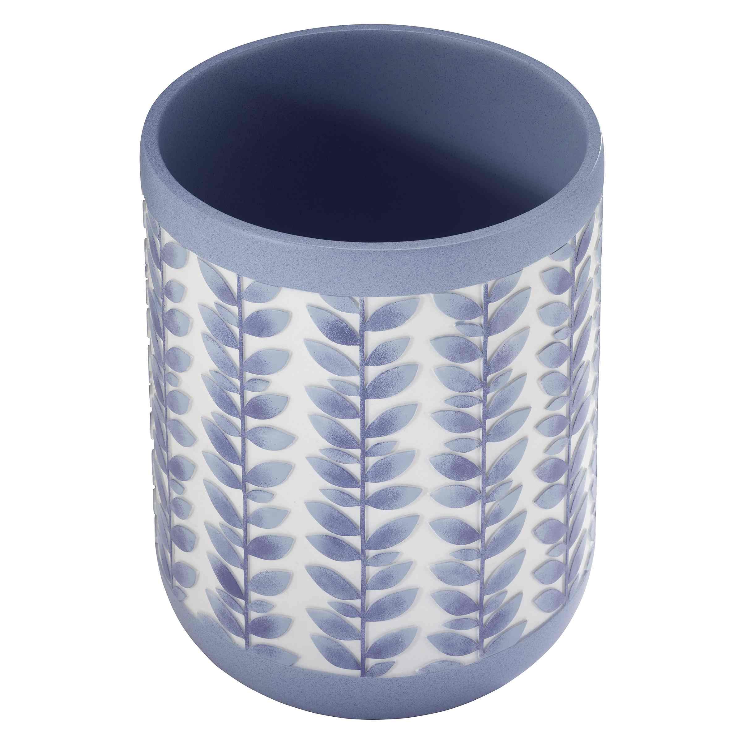 Avanti Linens Accessories Bathroom Essentials, Wastebasket, Blue