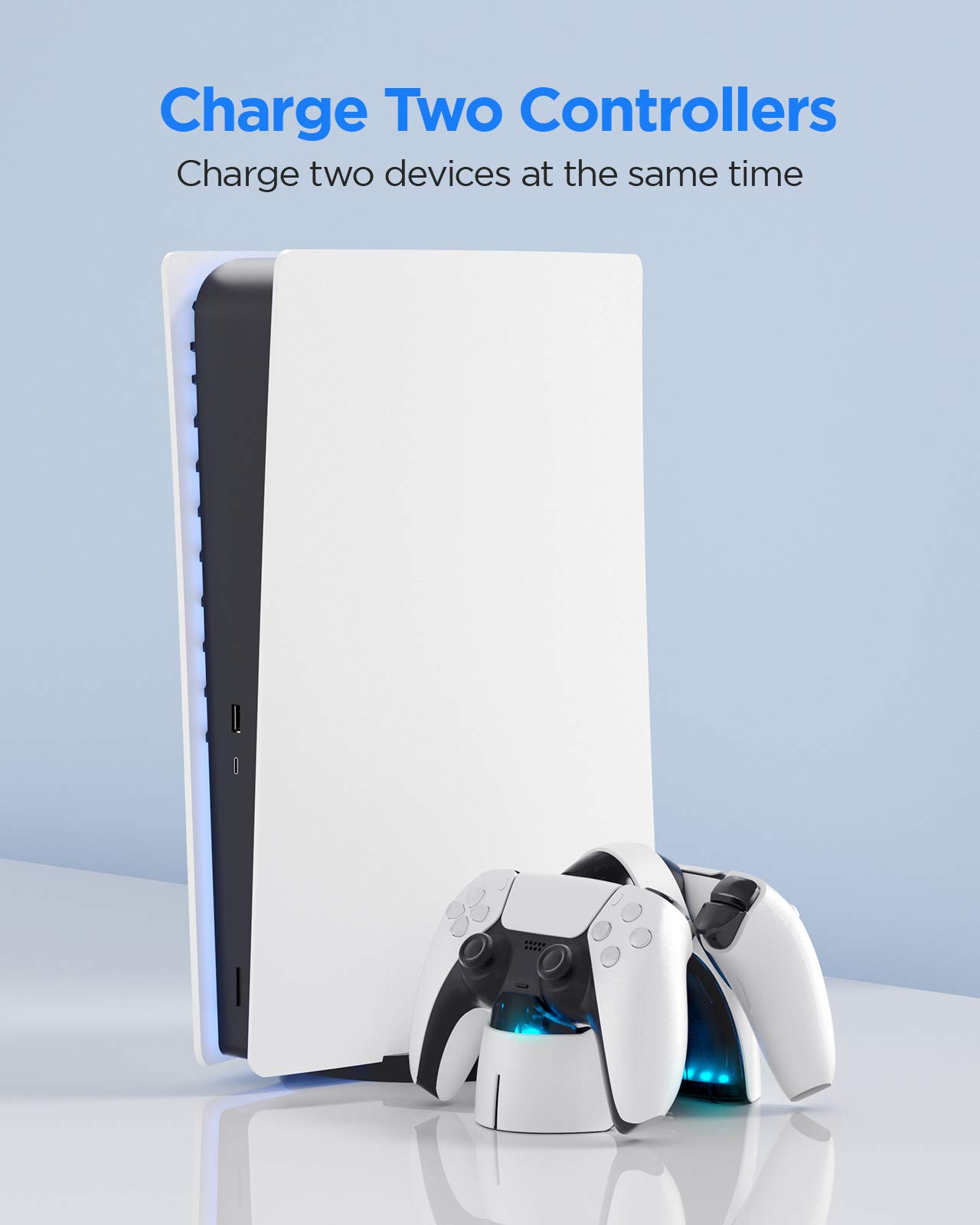 binbok P5 Controller Charger Station, Charging Station Dock, P5 Charger with LED Indicators, Fast Charging, Safety Chip