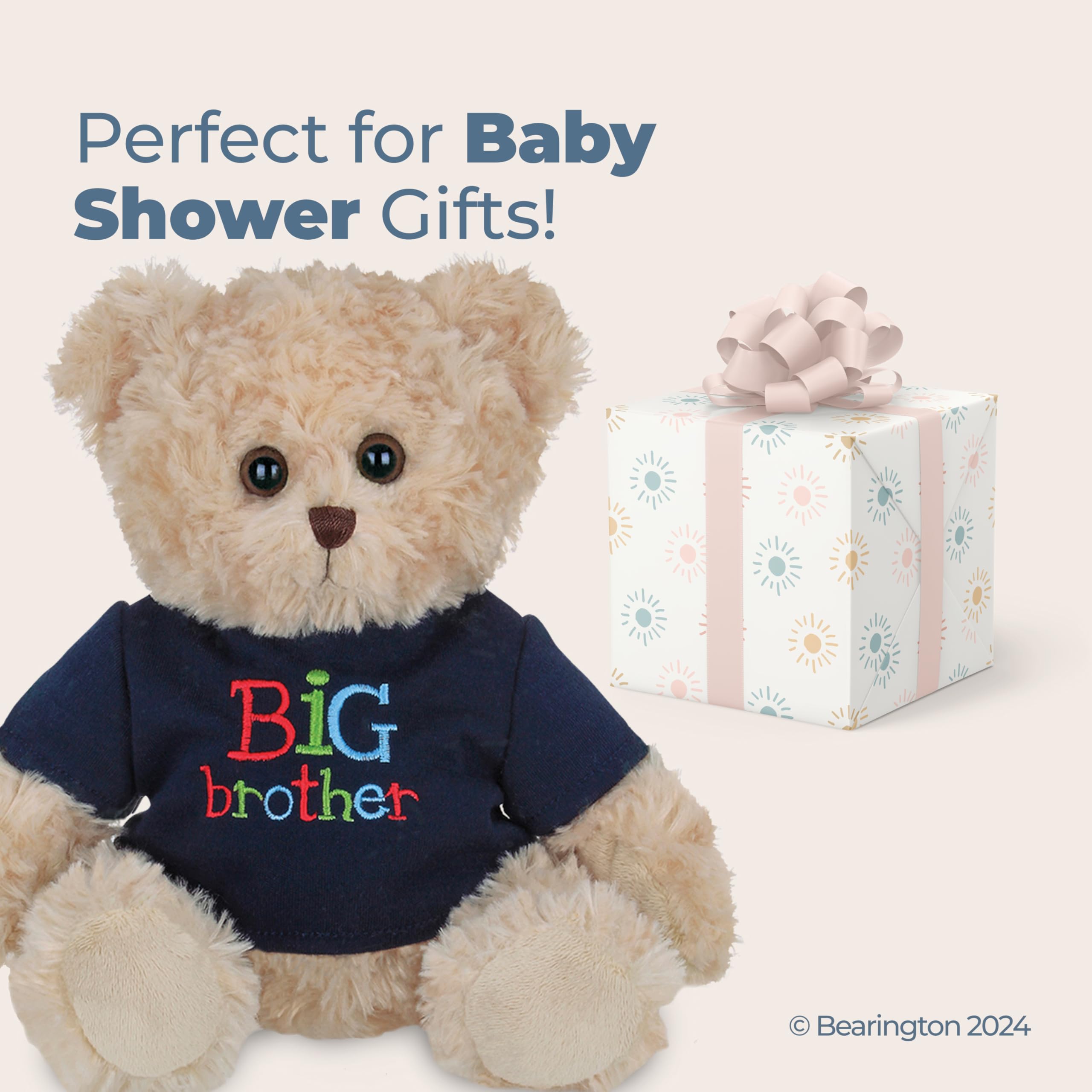 Bearington Little Sister Teddy Bear for Girls, 12 Inch Teddy Bear Stuffed Animal