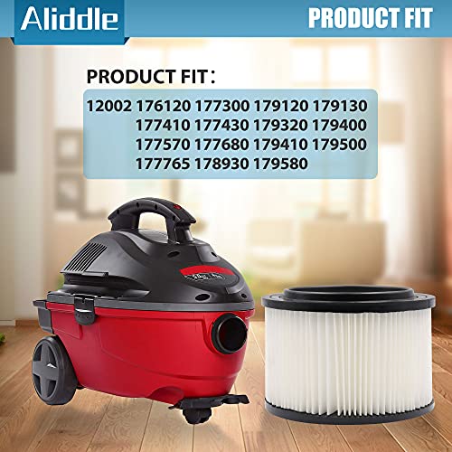 Aliddle 17810 Replacement Filter For Craftsman 9-17810 Wet Dry General Purpose Vacuum Cleaner Fit 3&4 Gallon