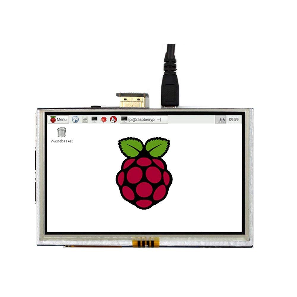 Padarsey 5 inch Touch Screen 800x480 TFT LCD Display HDMI Interface Supports Raspberry Pi 2B 3B 3B+ BB Black, Banana Pi Windows 10 8 7