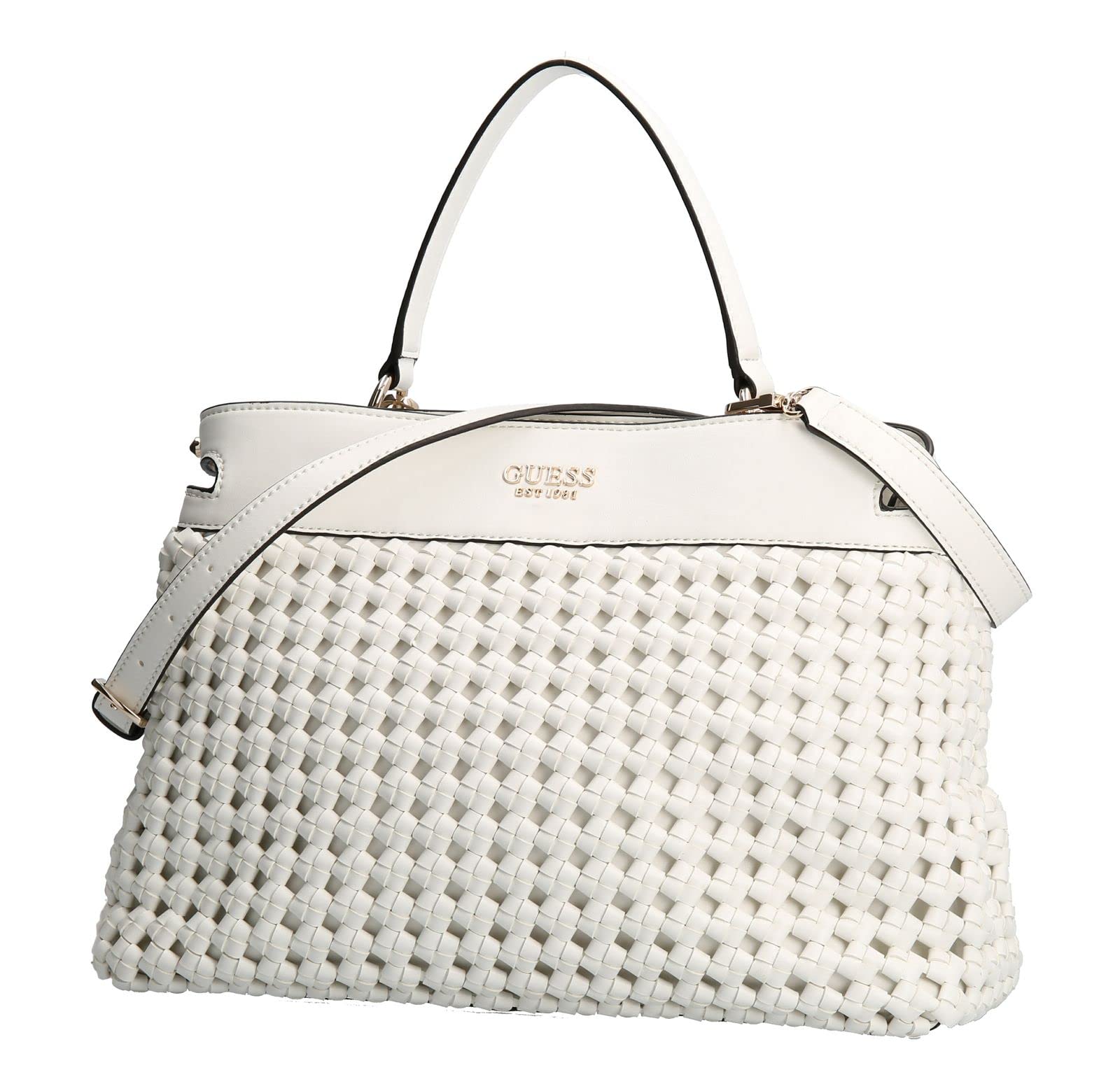 GUESS(ゲス) Women Casual Bag, WHI, One Size