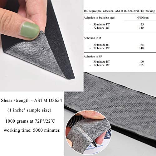 3M Double Sided Tape 1”x 32.8 Ft 9448A Double Coated Tissue Tape Craft DIY Tape White Color for Nameplate Foam Plastic Film Bonding Splicing Handmade(9448AB)