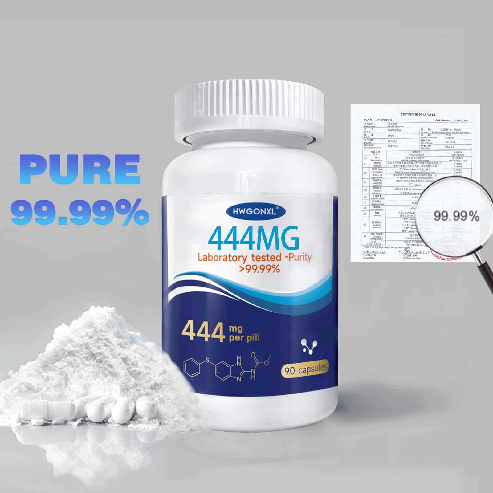 444MG Phenbenlap 99.99% Laboratory Purity 90 Capsules