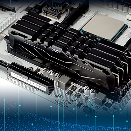OLOy DDR4 RAM 32GB (2x16GB) 3600 MHz CL18 1.35V 288-Pin Desktop Gaming UDIMM (MD4U1636181CHKDA)