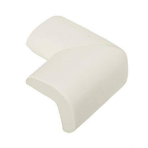 L Shape Extra Thick Furniture Table Edge Protectors Foam Baby Safety Bumper Guard 6.5 Ft. Furniture Edge Bumper Guard. Baby Proofing Edge (Ivory white)