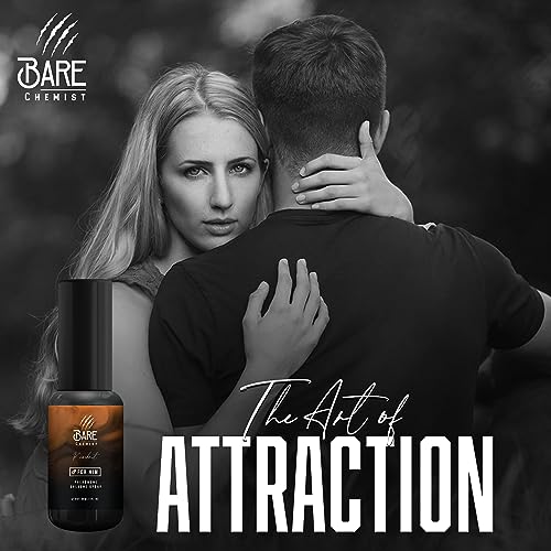 Bare Chemist Knockout Pheromone Cologne for Him - [Attraction Formula] Pheromone Cologne for Men 1oz. - Wood, Citrus, Spice