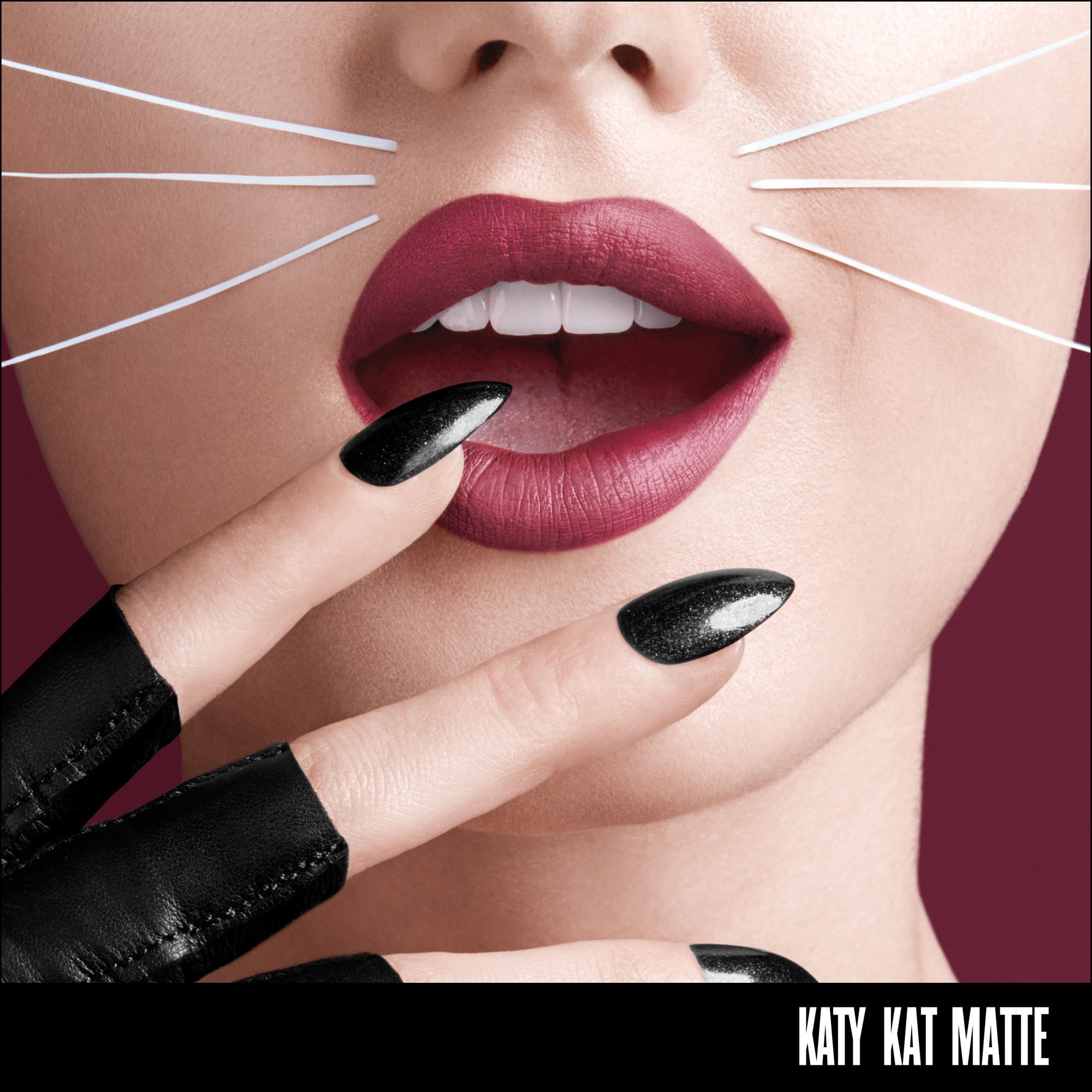 COVERGIRL Katy Kat Matte Lipstick Created by Katy Perry Maroon Meow, .12 oz (packaging may vary)