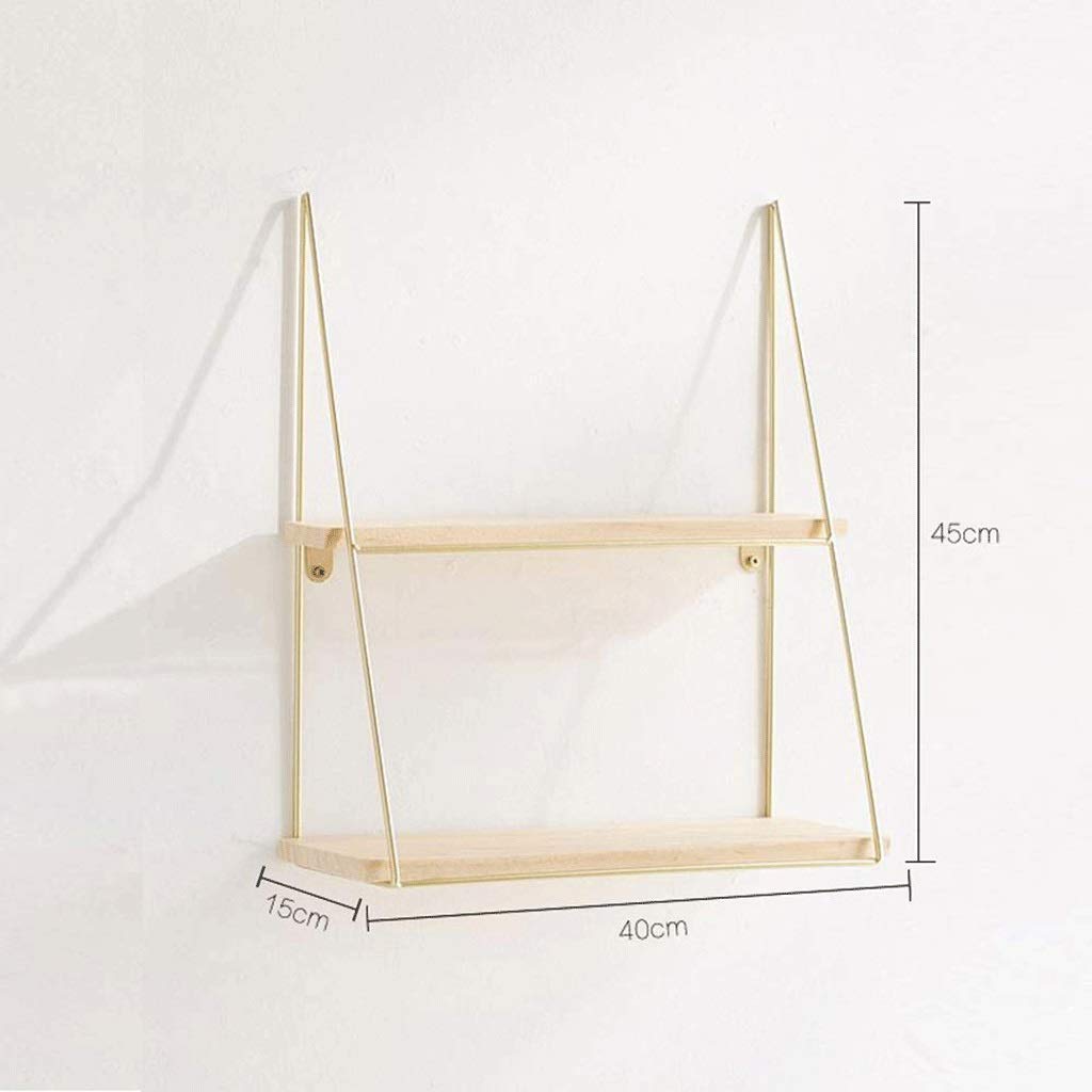 LLRYN Floating Shelves, Wall-Mounted Floating Shelves, Wooden Floating Shelves, Suitable for Living Room Bedroom Bathroom Kitchen School Office