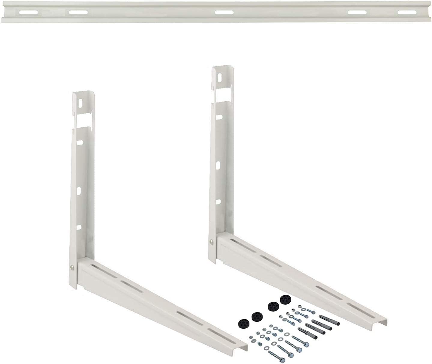 AllTek Mini-Split Air Conditioner Bracket, Outdoor Wall Mounted Heavy Duty Bracket for Outdoor Ductless AC, Heat Pumps, Condenser Units 9000-36000 BTU - 440 LBS
