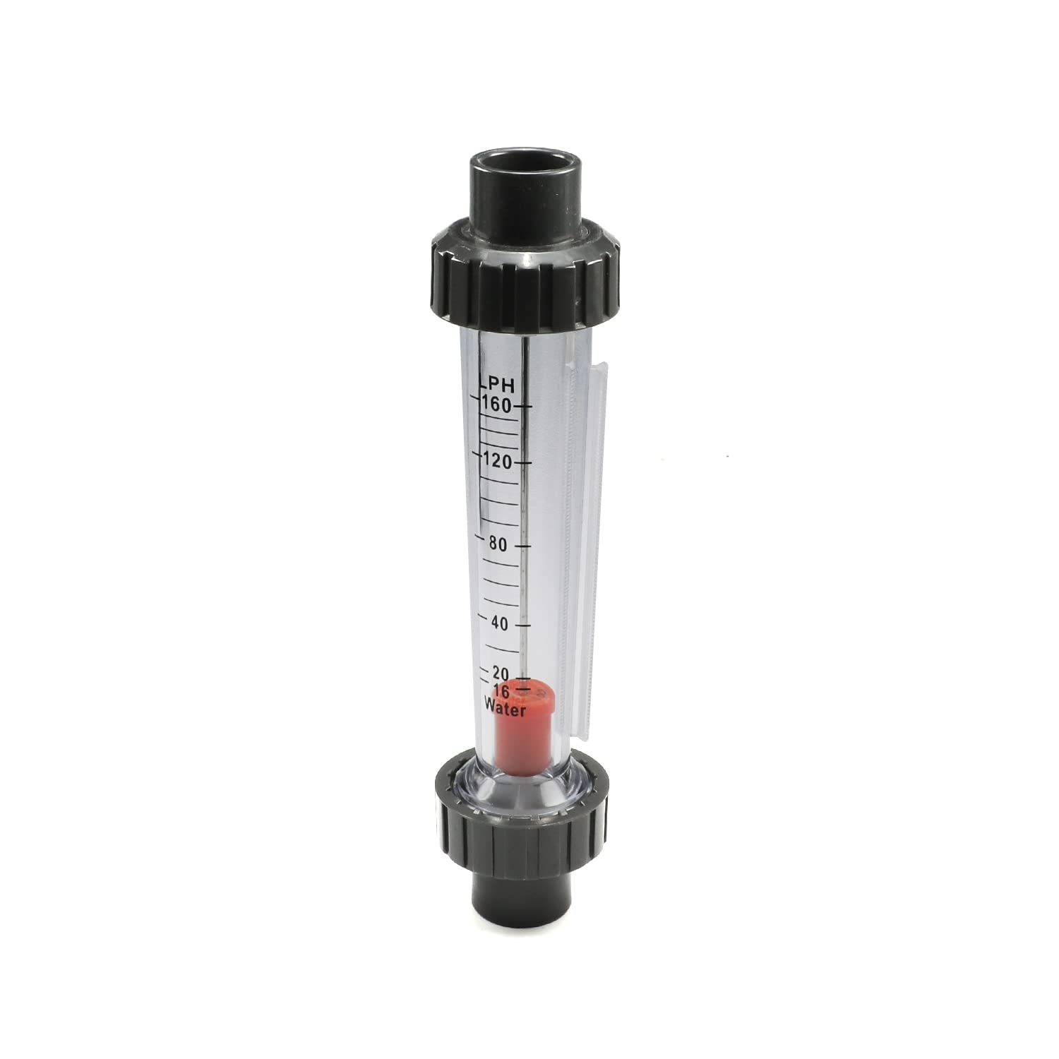 Othmro 0.2-2GPM Organic Glass Panel Type Water Flow Meter LZT-15G (LZS-15D DN15)