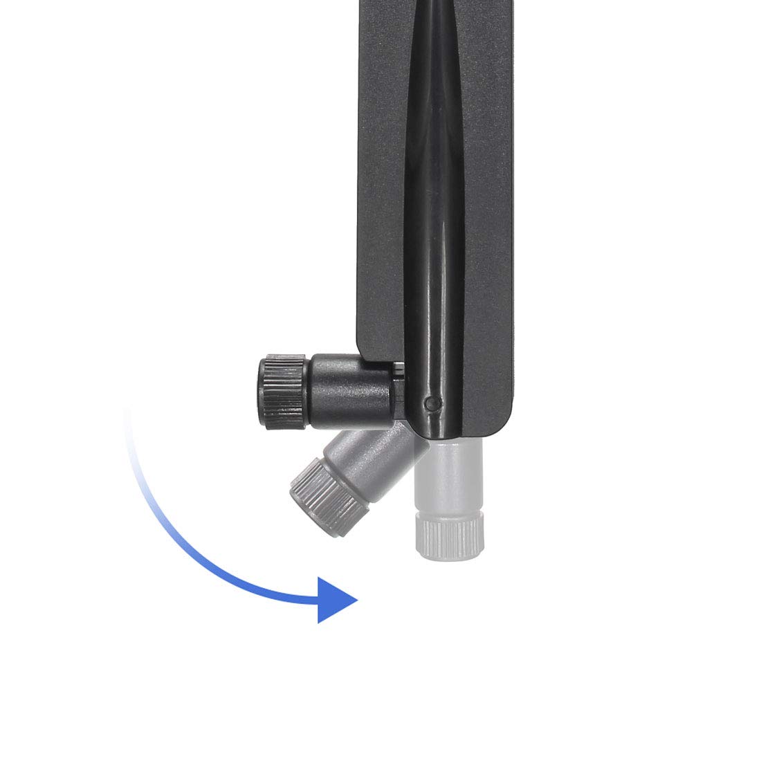 uxcell GSM LTE Antenna 3G 4G 15dBi High Gain 700-2700MHz RP-SMA Male Connector Direction Foldable Paddle Type 2Pcs
