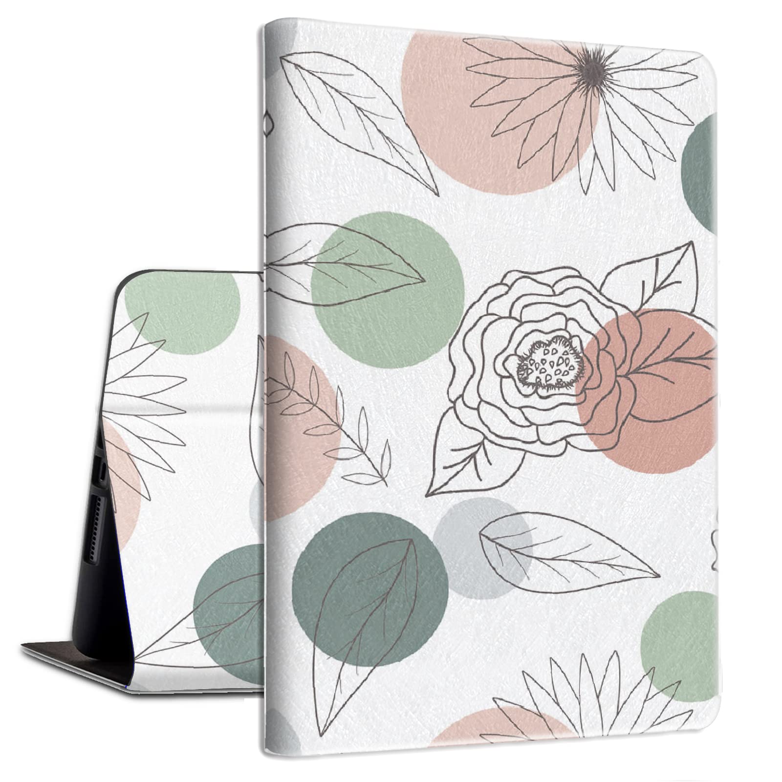 Amazon Fire HD 8 Tablet Case 2022/2020 Release Kindle Fire 8 Plus Case 8 Inch Tablet Case Flower Amazon Fire HD 8 Cover with Auto Wake/Sleep for Kids Women Girl