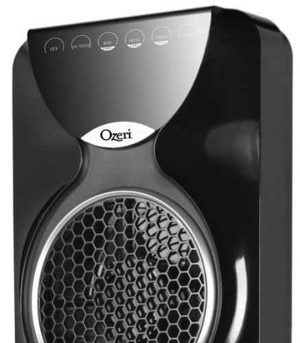 Ozeri 3X Tower Fan (44") with Bluetooth and Passive Noise Reduction Technology, Black