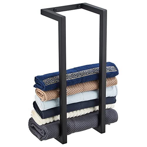 Bathroom Wall Towel Rack, Bathroom Organization, Bath Towel Holder, Wall Towel Storage, Mounted Towel Rack Holder