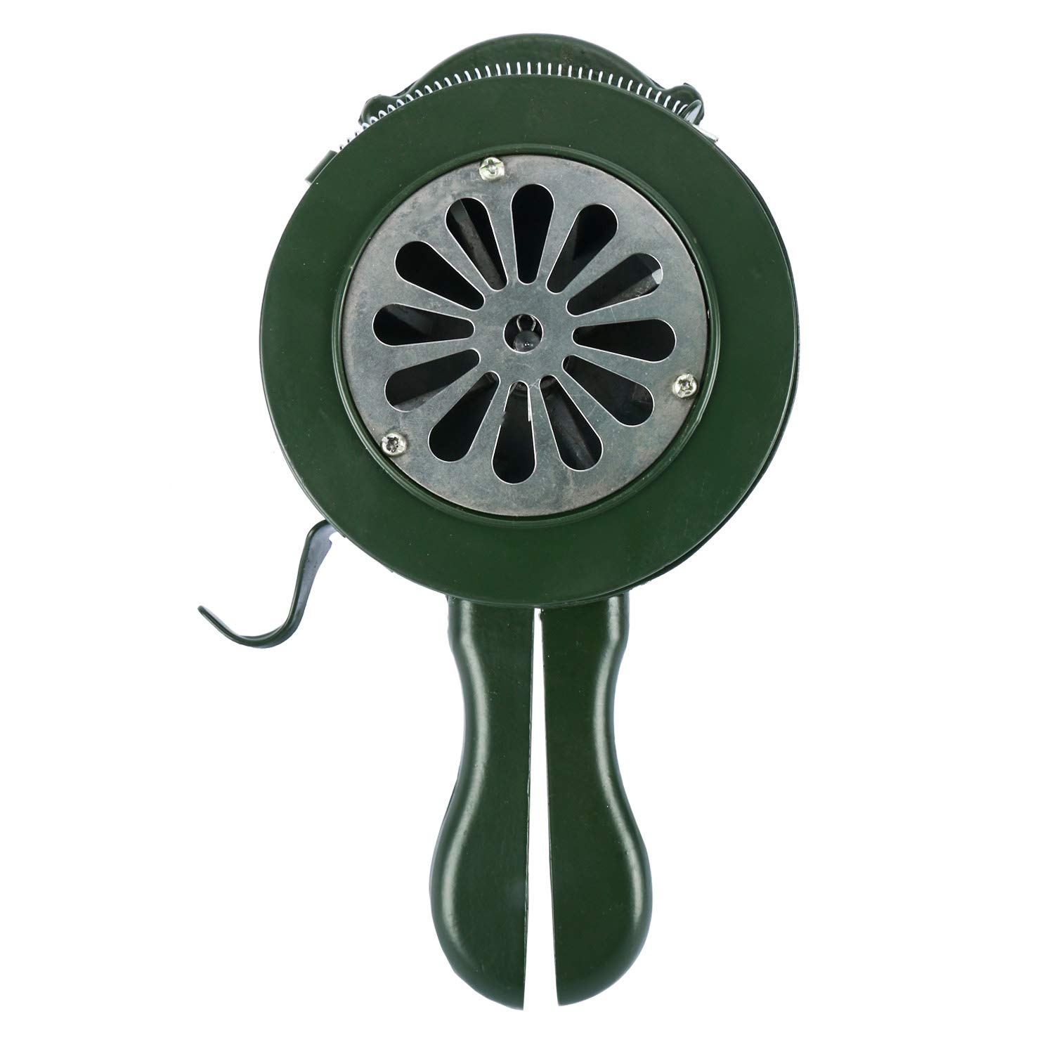 YaeGarden Loud 110±2dB Mount Metal Hand Crank Portable Metal Alarm/Siren