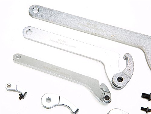 8MILELAKE Adjustable Hook And Pin Wrench/Spanner Tool Set