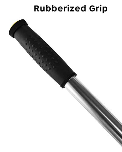 Alpine Industries 4-Inch Industrial Floor Scraper Comfort-Grip Razor Blades & Floor Stripper | Includes 10 Replacement Razor Blades | Scraper Tool for Windows, Walls, Floors & More