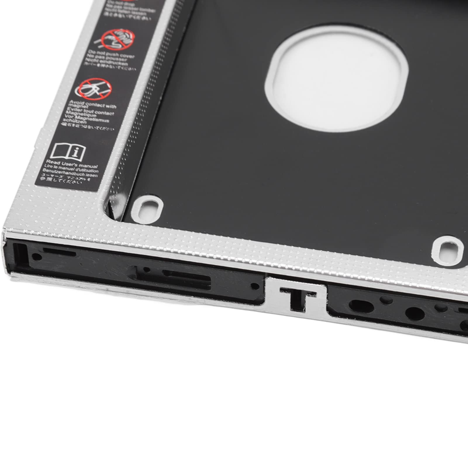 5 Hole to 2 Hard Drive Tray. HDD SSD Enclosure for Laptop