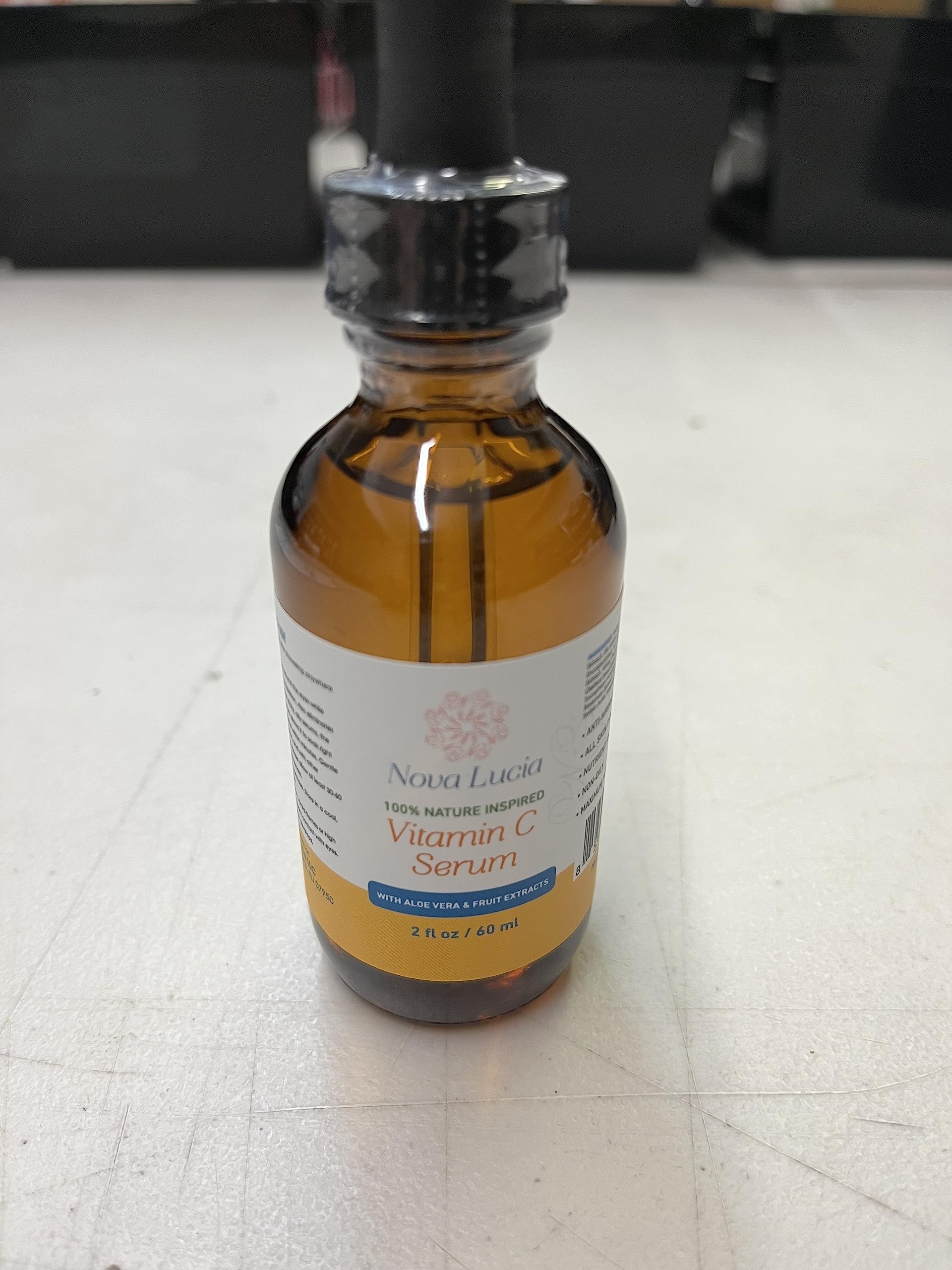 Vitamin C Serum for Face Anti Aging with Aloe Vera & Pro Vitamin Fruit Extracts Anti-Oxidant Anti Wrinkle Boost Collagen Production Day & Night 2oz